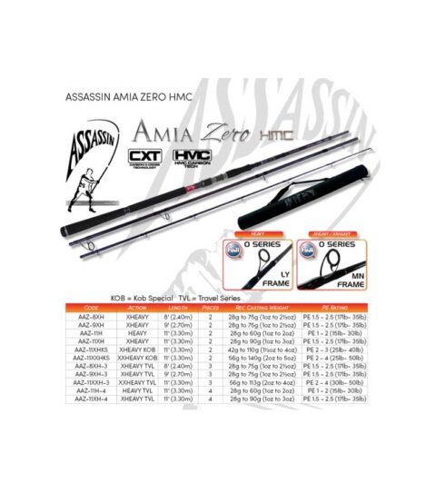 Assassin Amia Zero 11ft Extra Heavy Surf Rod | Cast In Deep USA
